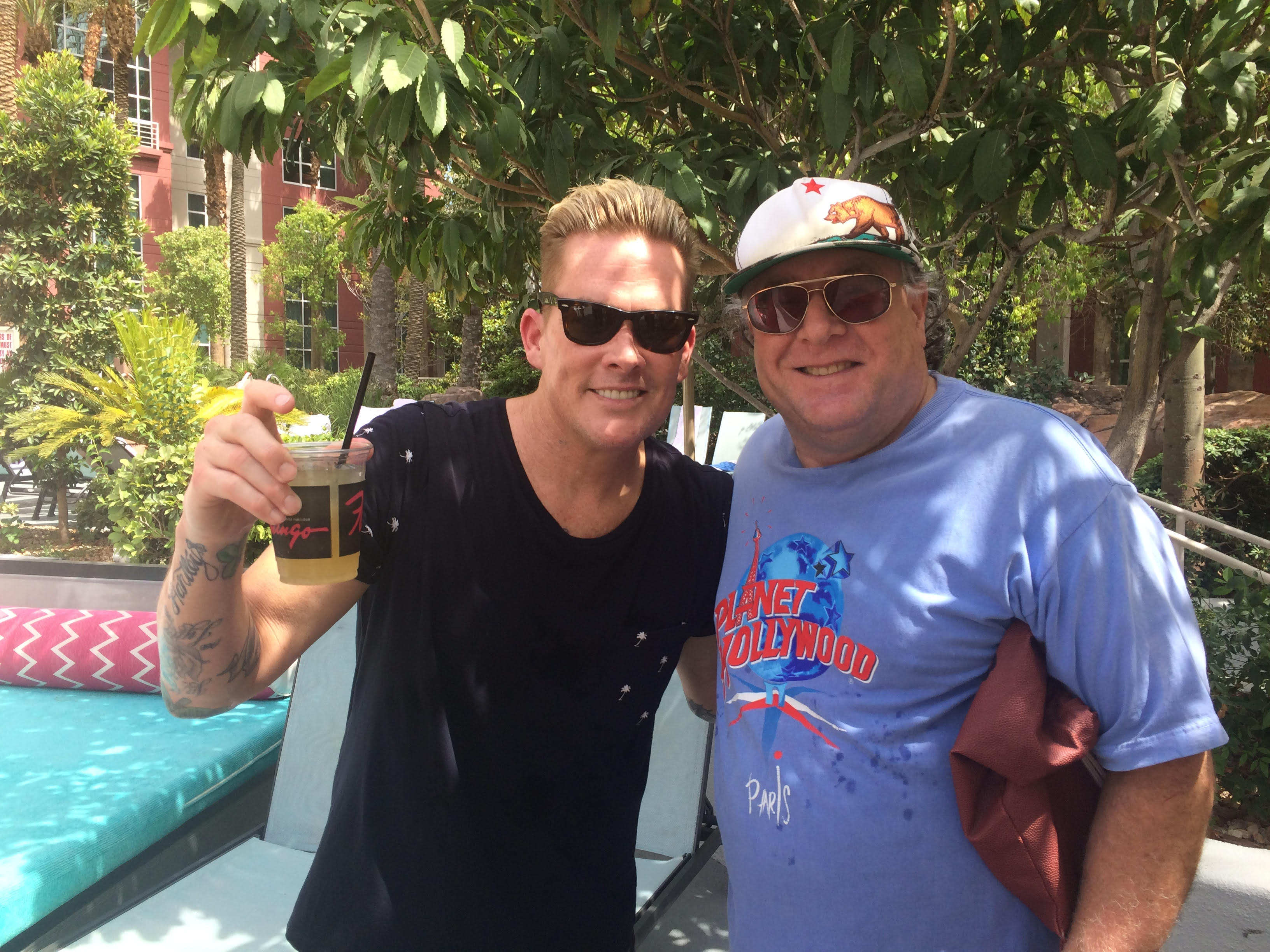 Mark McGrath of the rock band Sugar Ray at The Flamingo Las Vegas Pool ...